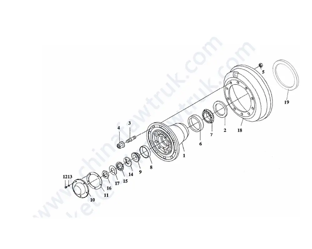 Ступицы и тормозные барабаны передних колес FAW J5-100% factory price