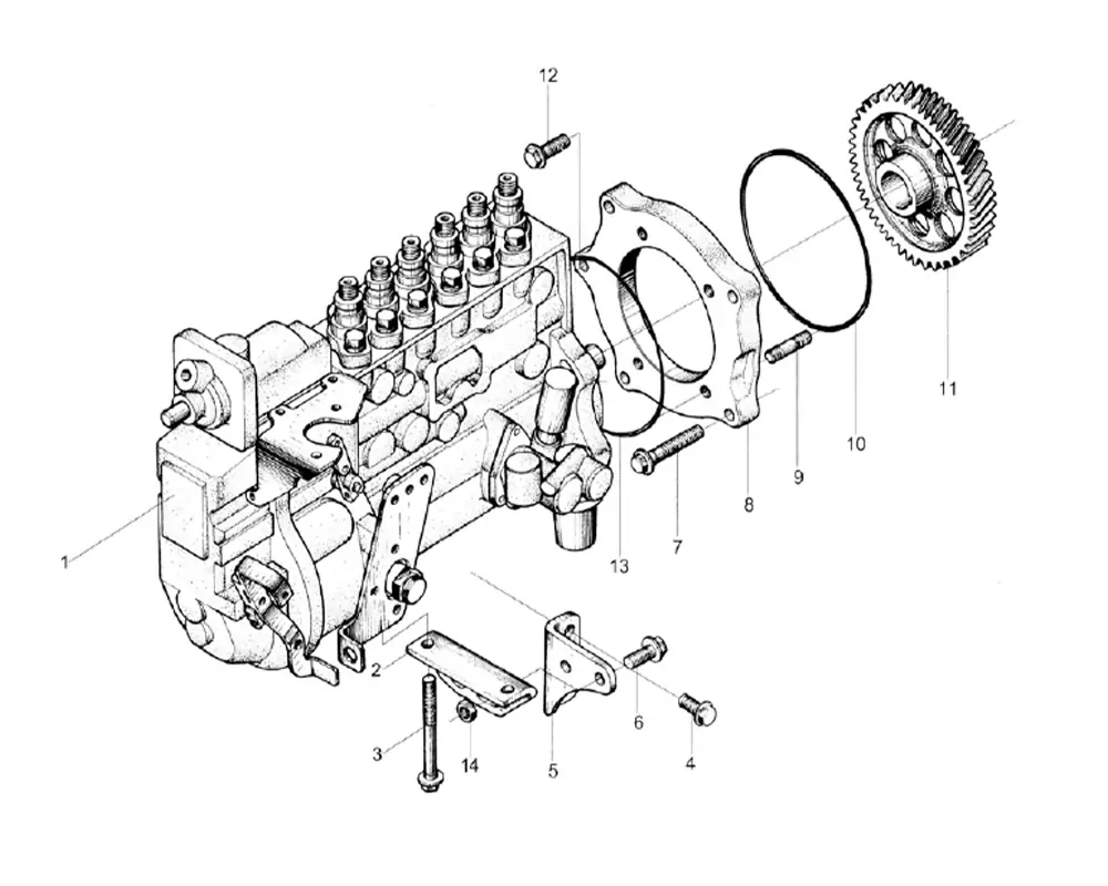 Engine Assembly-Fuel Injection Pump Assy(FAW J5 Truck Parts)-100% ...