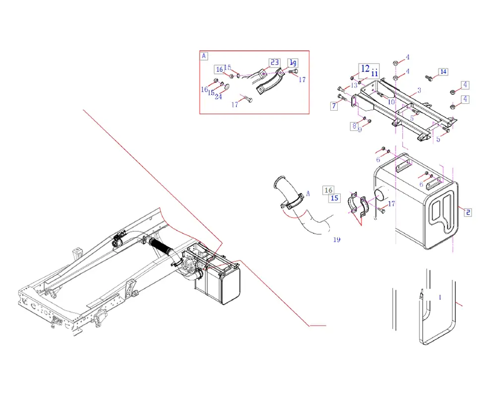 Intercooler Pipeline Module Assembly(FAW J5 Truck Parts)-100% guarantee ...