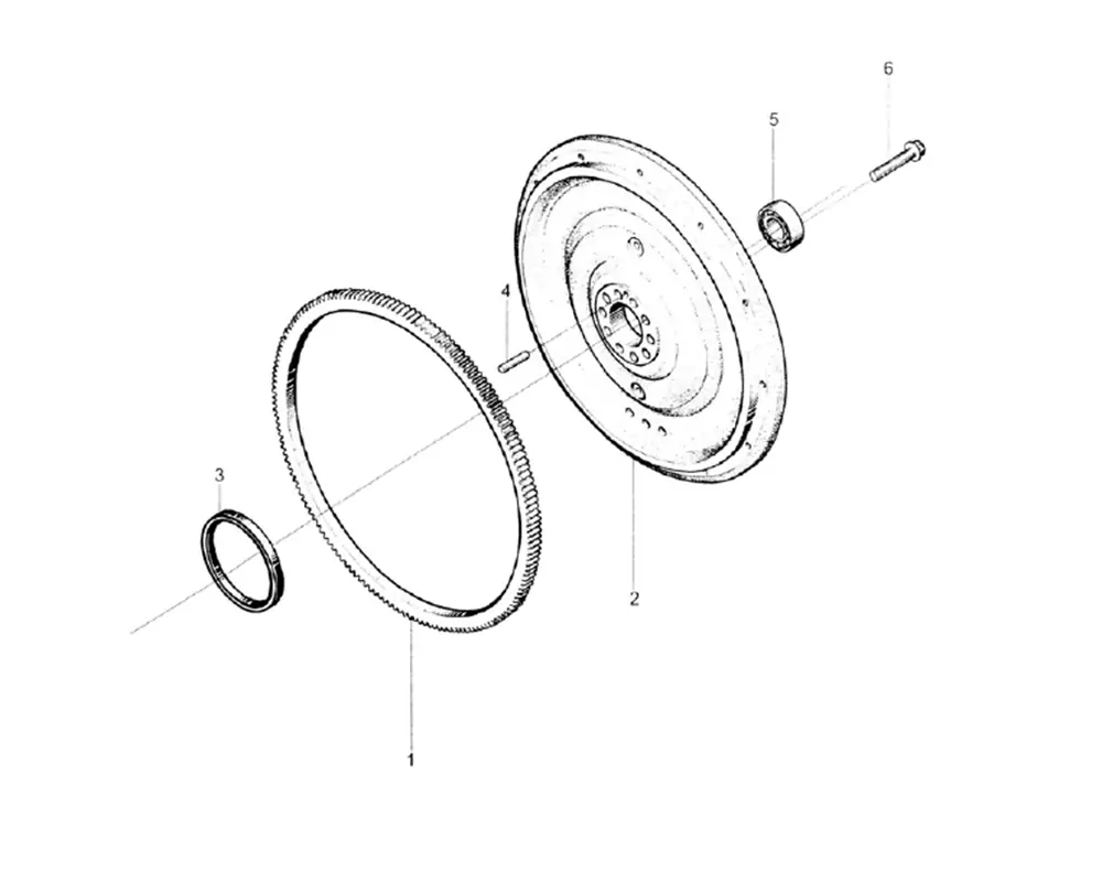 Engine Assembly-Crankshaft and Flywheel Assy(Ⅱ)(FAW J5 Truck Parts)-100 ...