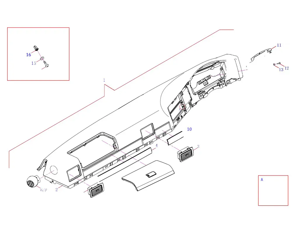 Front Wall Outer Panel Assembly(FAW J5 Truck Parts)-100% guarantee of ...