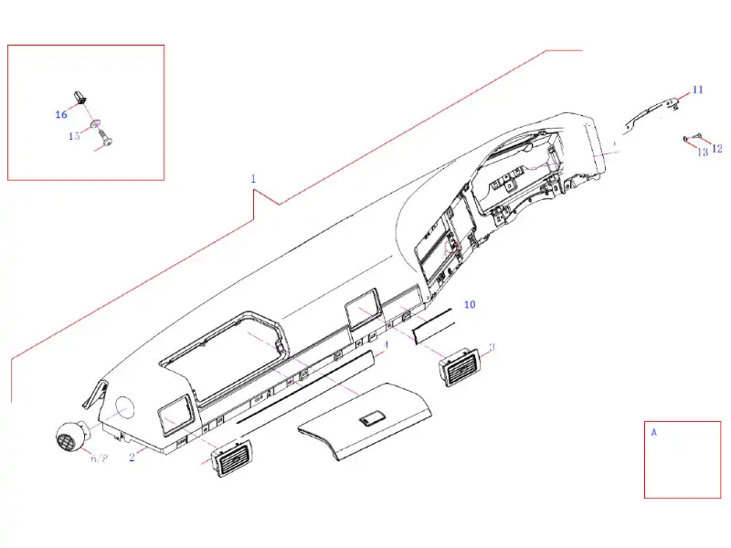 FAW J6 Truck Cabin Parts-100% Highest Quality Truck Accessories