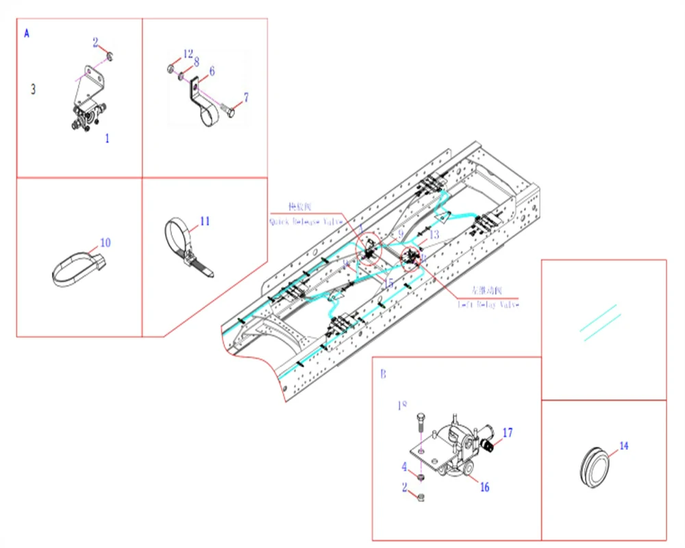 Middle、Rear Axle Brake Module(FAW J5 Truck Parts)-100% guarantee of ...